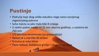 Pustinje | PPT