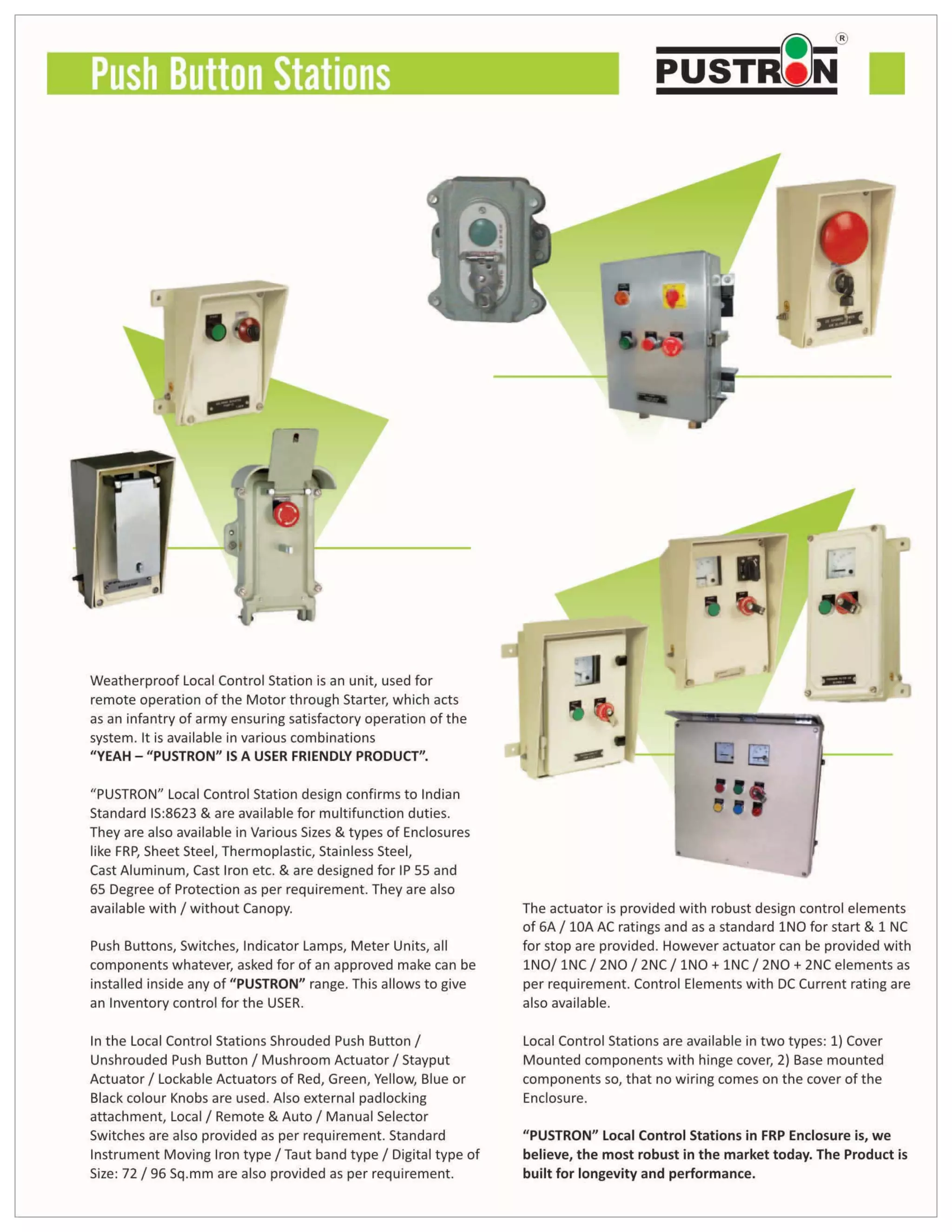 Pustron product catalogue | PDF