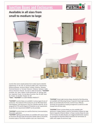 Pustron product catalogue | PDF