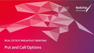 Put and call options | PPTX