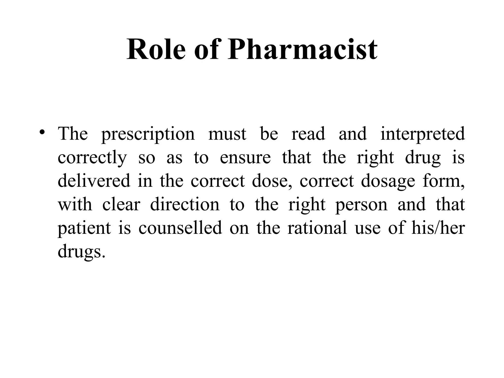 Putative role of pharmacist in reporting adr and contributing into the ...