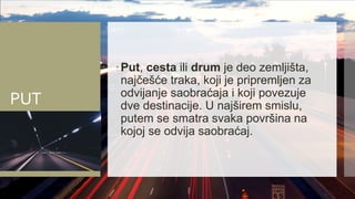 Putevi | PPTX