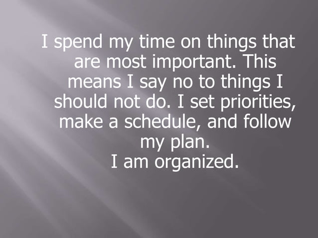 Put first things first, made by nadeem wagan | PPT