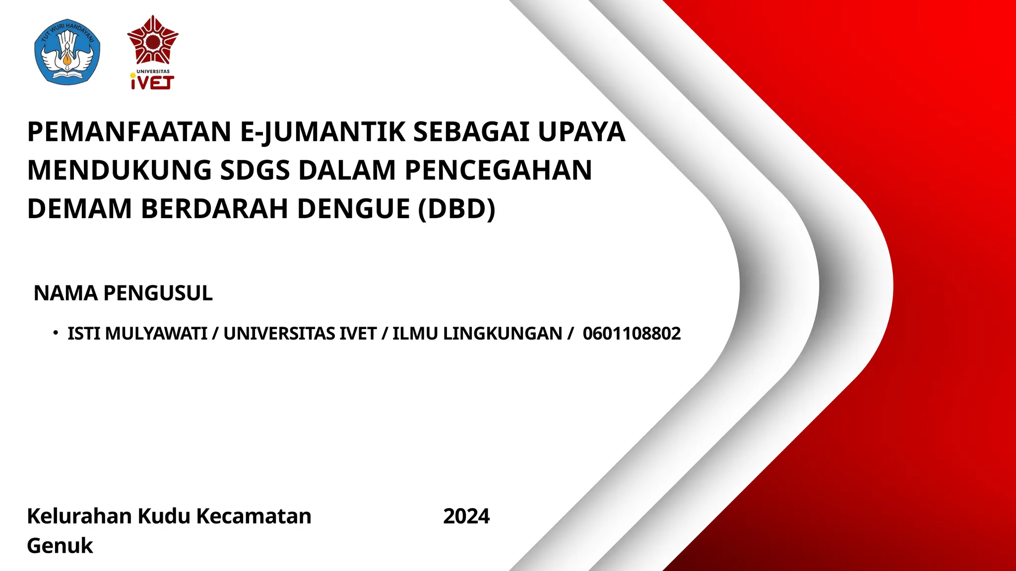 Pengabdian Masyarakat Pencegahan DBD di Genuk | PPTX