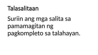 Puting Kalapati, Libutin Itong Sandaigdigan.pptx