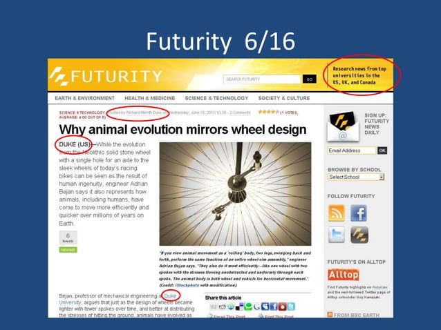 One Story's Path Through the Interwebs | PPT