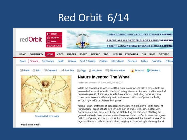 One Story's Path Through the Interwebs | PPT