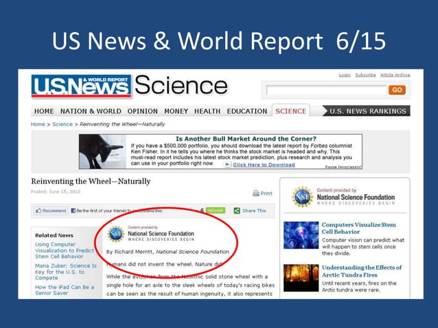 One Story's Path Through the Interwebs | PPT