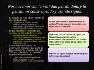 Aportes de Hilary Putnam a la Filosofía del Lenguaje | PPSX