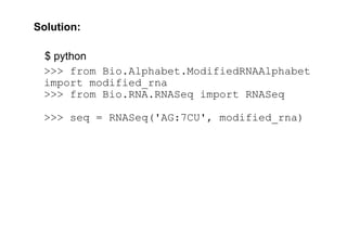 Puton bosc2010 bio_python-modules-rna | PDF | Genetics | Science