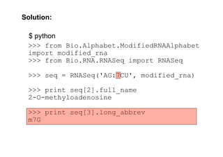 Puton bosc2010 bio_python-modules-rna | PDF | Genetics | Science