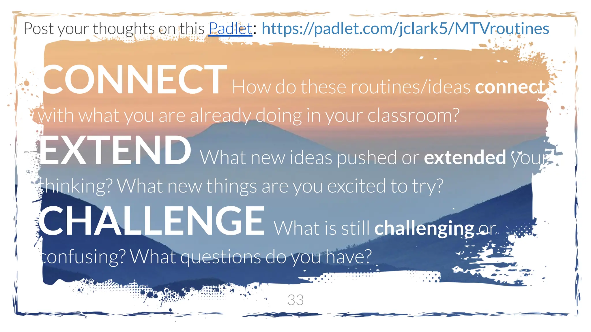 Put on Your Thinking Cap_ How to incorporate MTV Routines into any ...