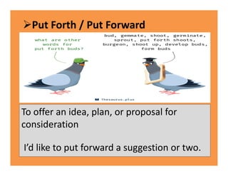 Put phrasal verb | PPT