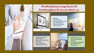 Pendidikan di Era Revolusi 4.0 | PPT