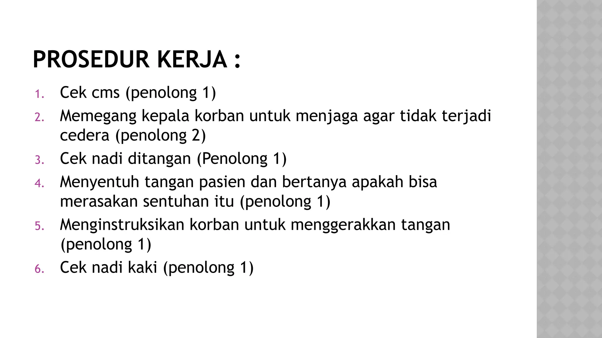 STANDAR OPERASIONAL PROSEDUR (SOP) SCOOP SCRATCHER DAN LONG SPIN BOARD ...