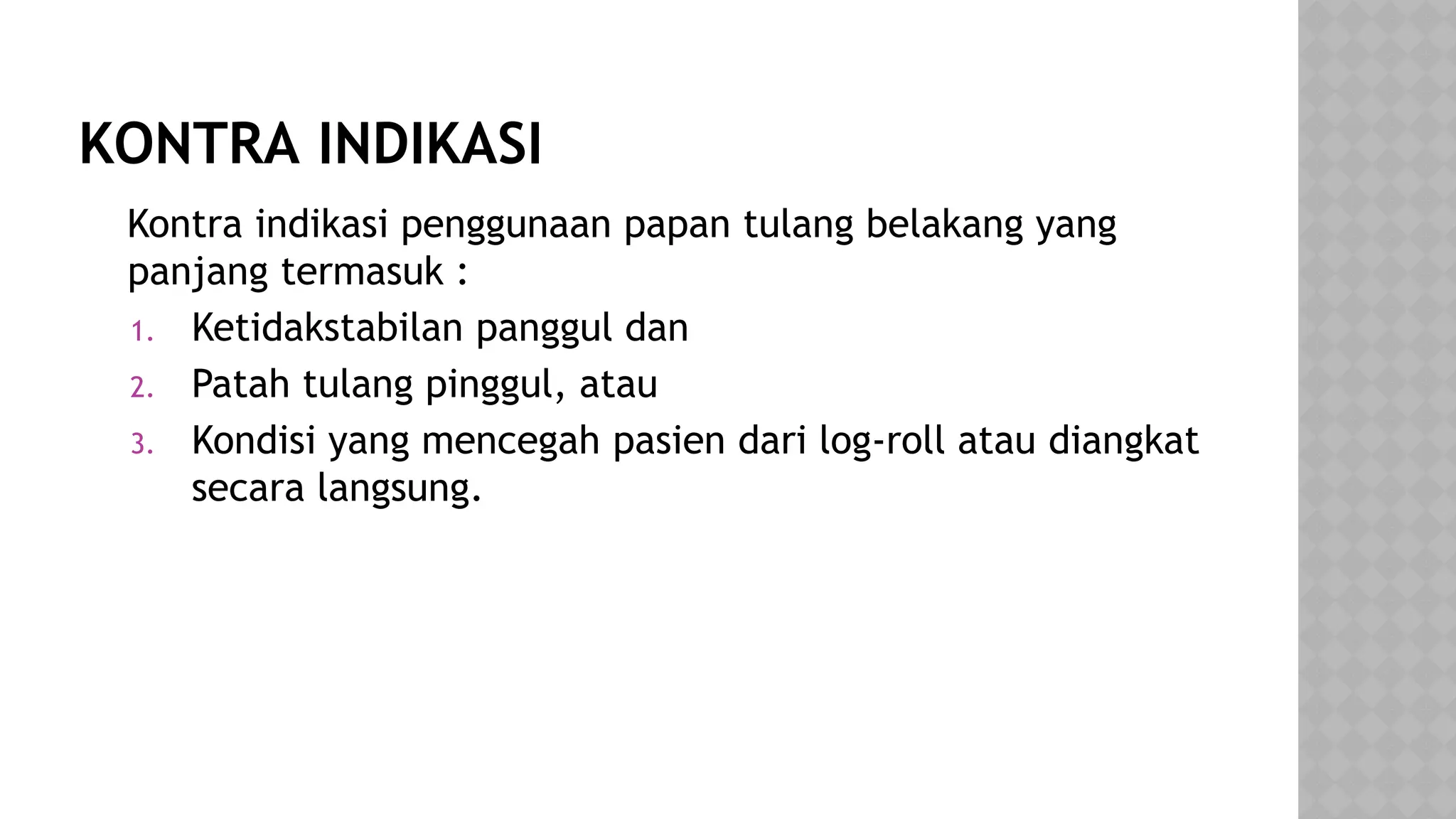 STANDAR OPERASIONAL PROSEDUR (SOP) SCOOP SCRATCHER DAN LONG SPIN BOARD ...