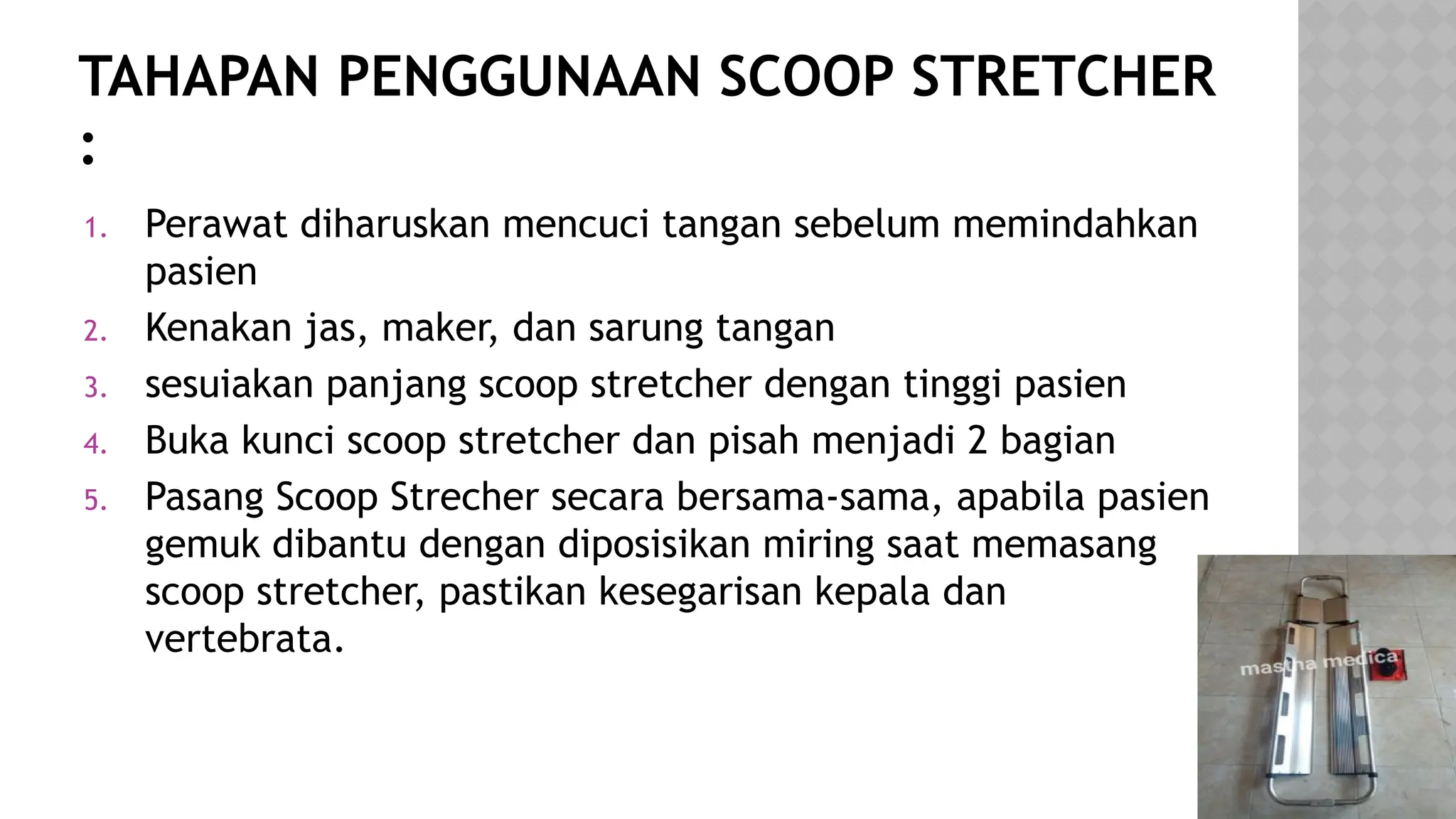 STANDAR OPERASIONAL PROSEDUR (SOP) SCOOP SCRATCHER DAN LONG SPIN BOARD ...