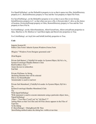 Putting dialog boxes to work | DOCX
