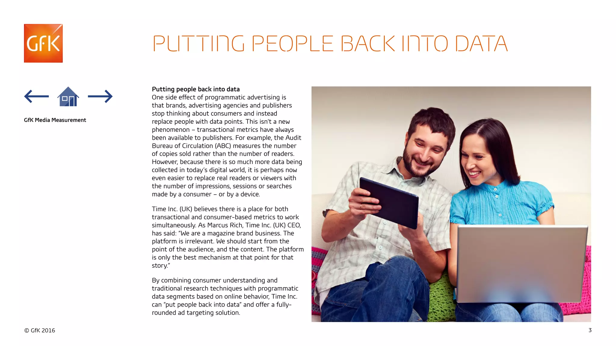 GFK Case study: Putting people back into data | PPT
