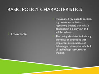 Putting policy into practice | PPT