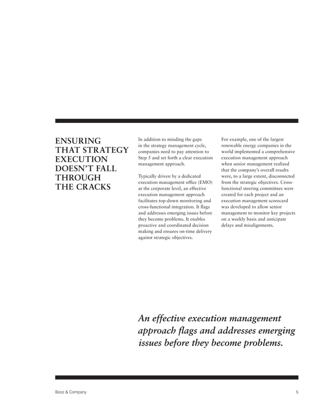 Putting Stategy Into Action | PDF Putting Stategy Into Action | PDF