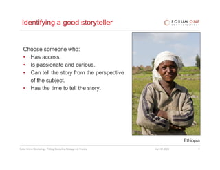 Putting Storytelling Strategy Into Practice | PDF