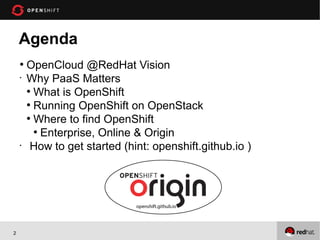 Putting The PaaS in OpenStack with Diane Mueller @RedHat | PPT