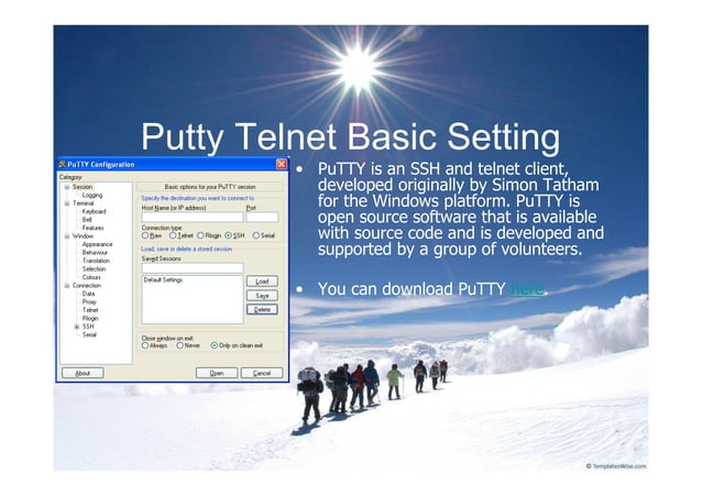 Putty basic setting | PDF