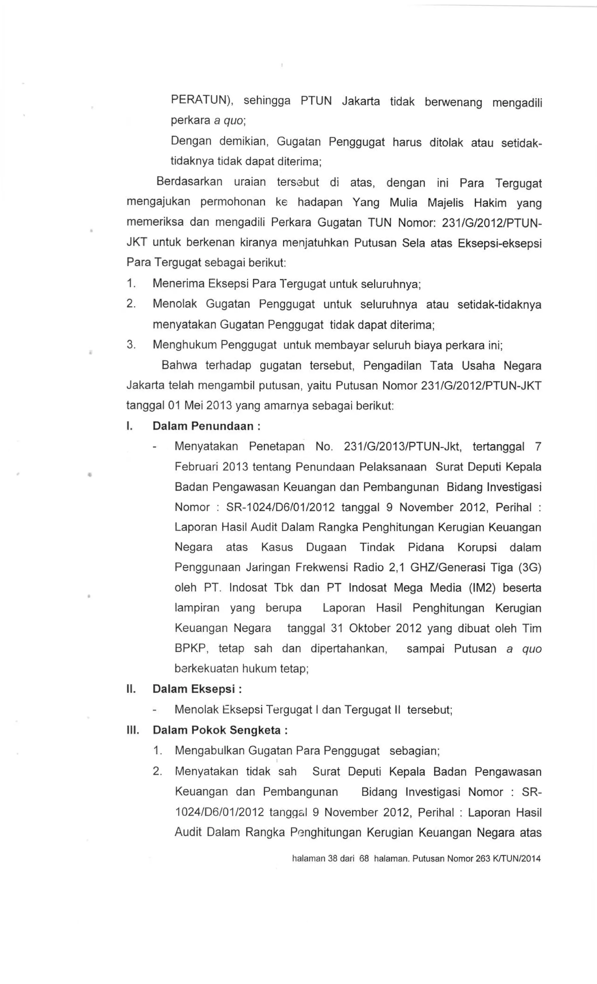 Putusan ma ptun lengkap 21 jul 2014 | PDF