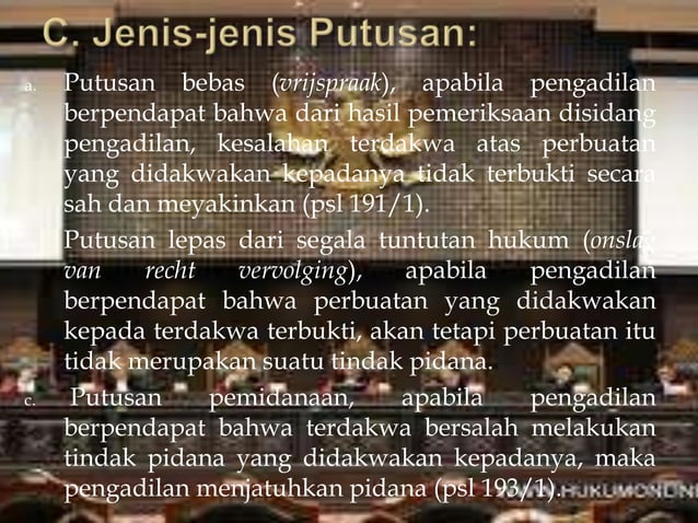 Putusan Pengadilan | PPTX