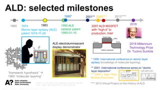 Installation talk at Aalto University by Prof. Riikka Puurunen | PPT