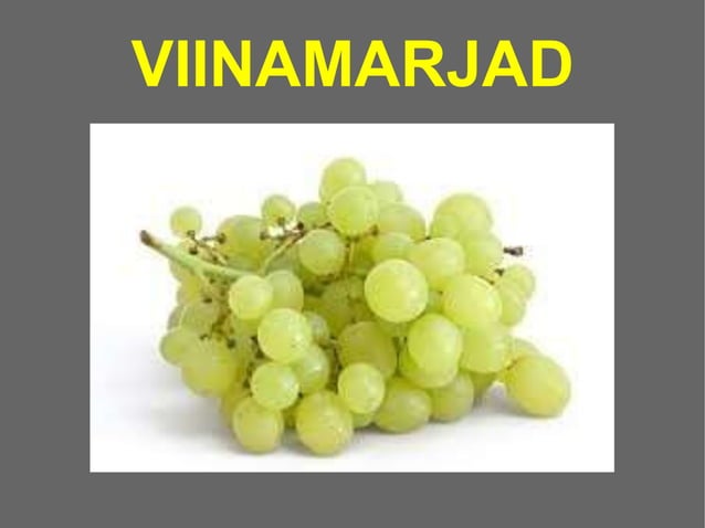 Puuviljad ja marjad | PPT