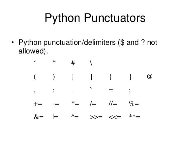 Python Basics
