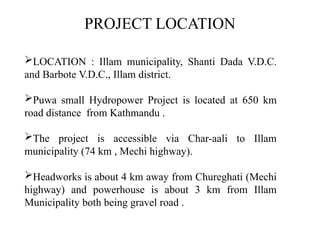 Puwa khola hydrpower project Presentation.pptx