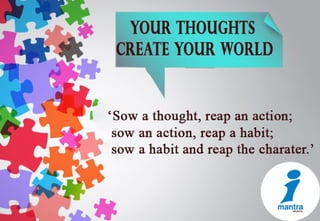 YOUR THOUGHTS CREATE YOUR WORLD | PPT