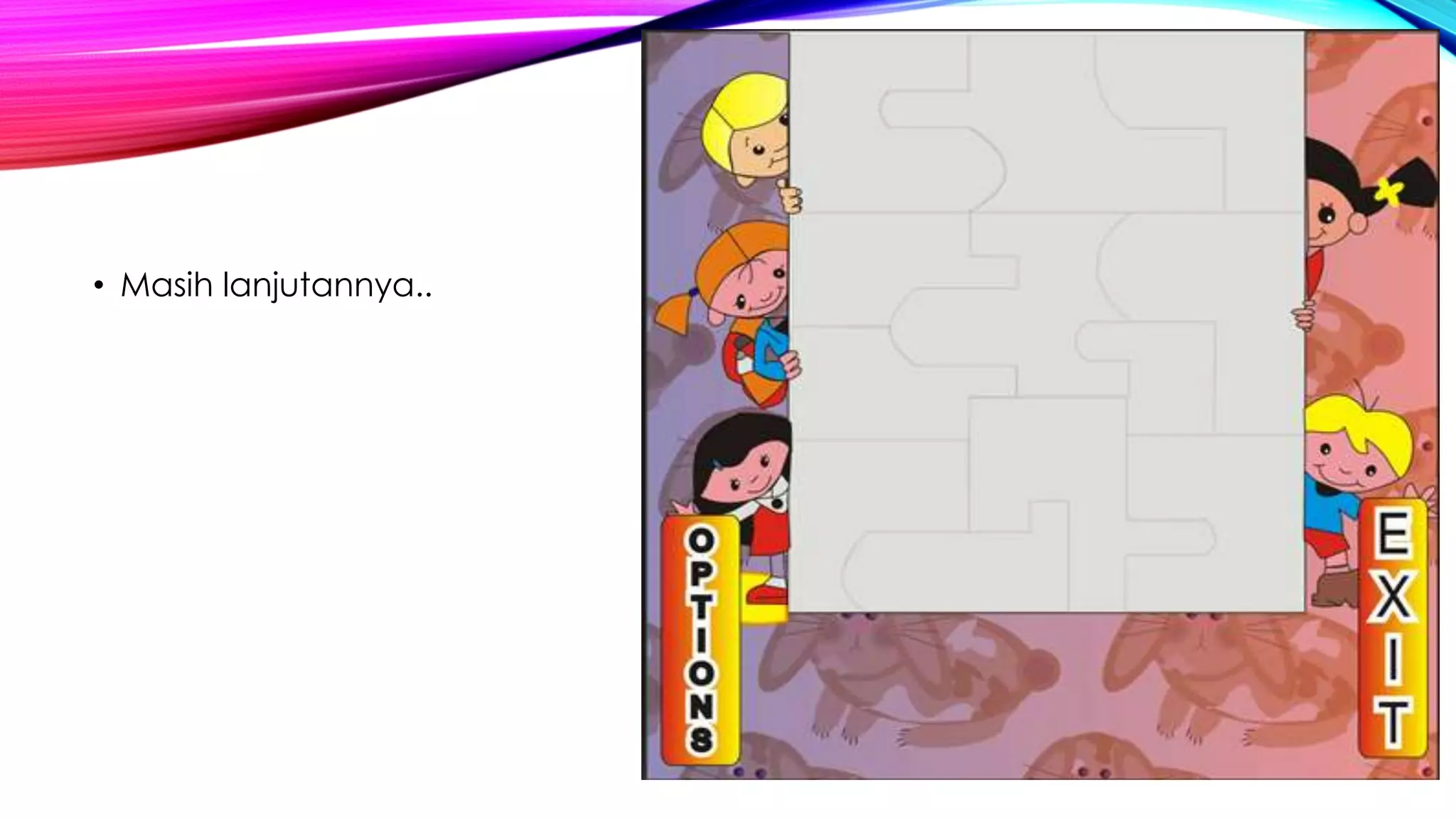 Multimedia 2D (Game) - Puzzle alphabet | PPT