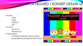 Multimedia 2D (Game) - Puzzle alphabet | PPT