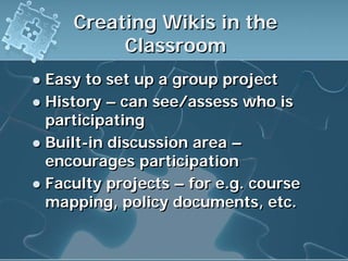 Puzzled by Wikis And Blogs? | PPT