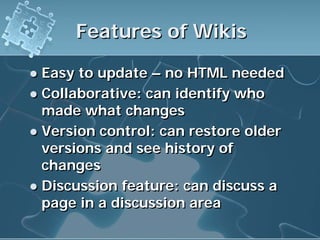 Puzzled by Wikis And Blogs? | PPT