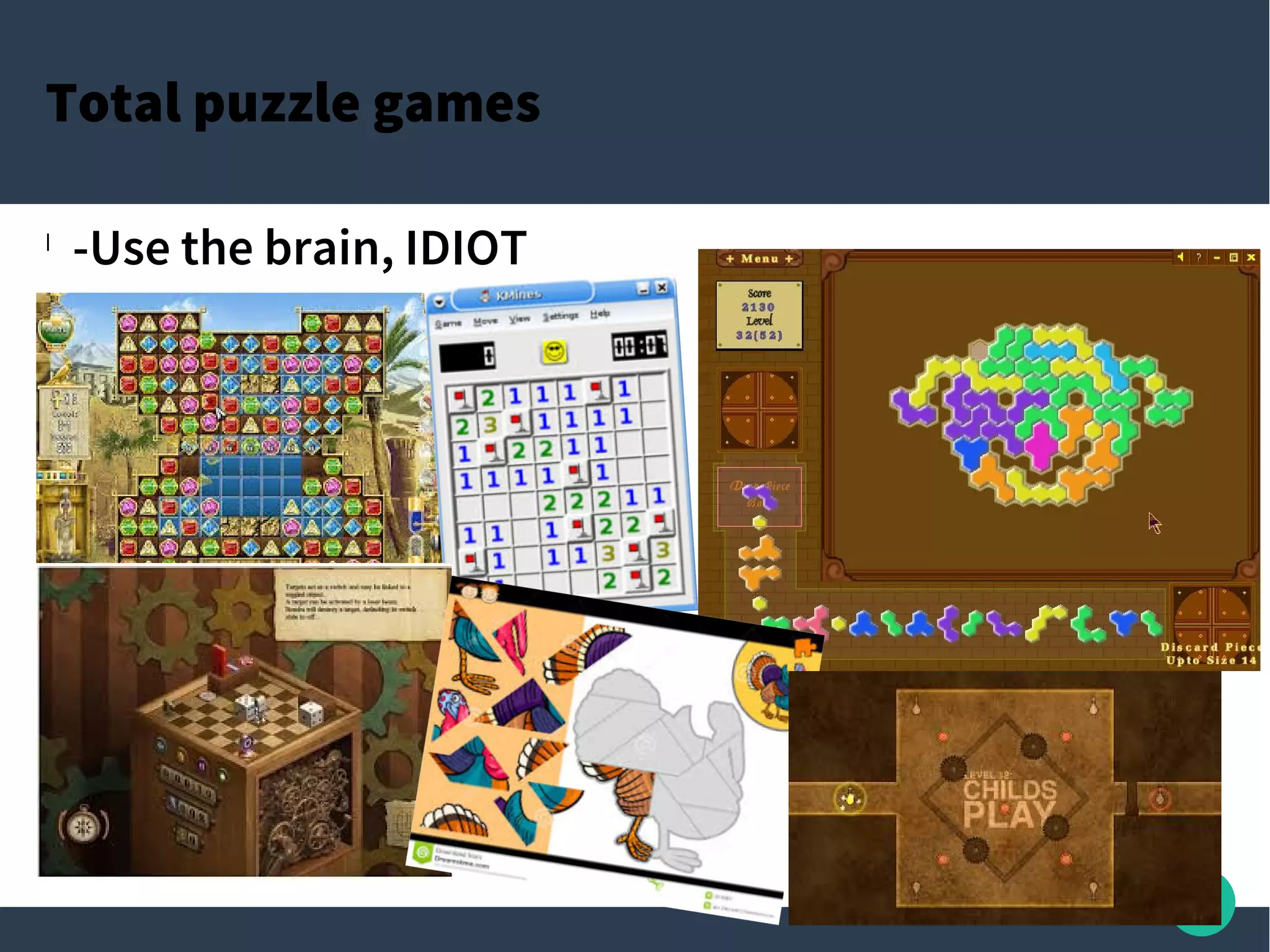 Puzzle design - Game Design | PPT