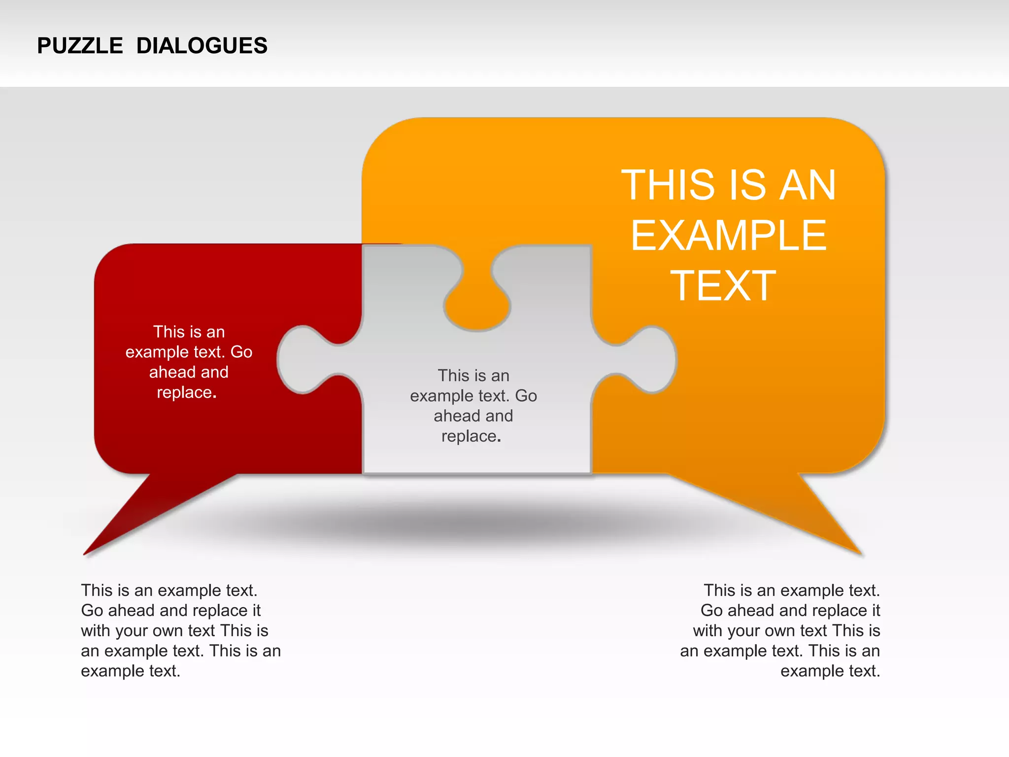 Puzzle Dialog Shapes | PPT