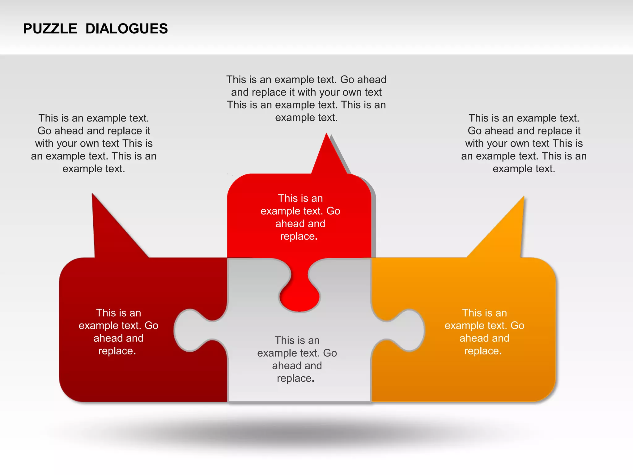 Puzzle Dialog Shapes | PPT