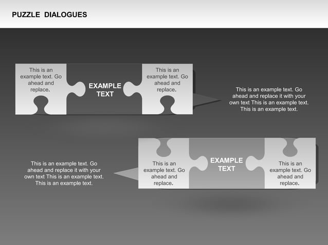 Puzzle Dialog Shapes | PPT