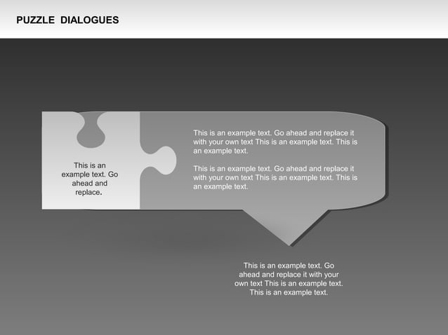 Puzzle Dialog Shapes | PPT