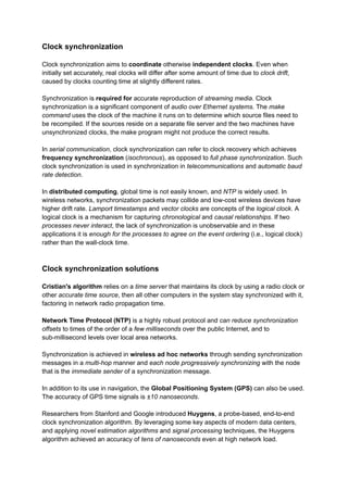 About TrueTime, Spanner, Clock synchronization, CAP theorem, Two-phase locking, and Two-phase ...