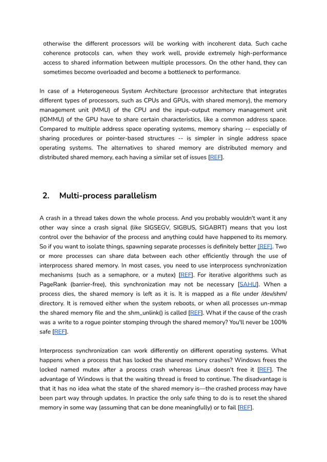 Shared Memory Parallelism Notes Pdf Operating Systems Computer Software And Applications