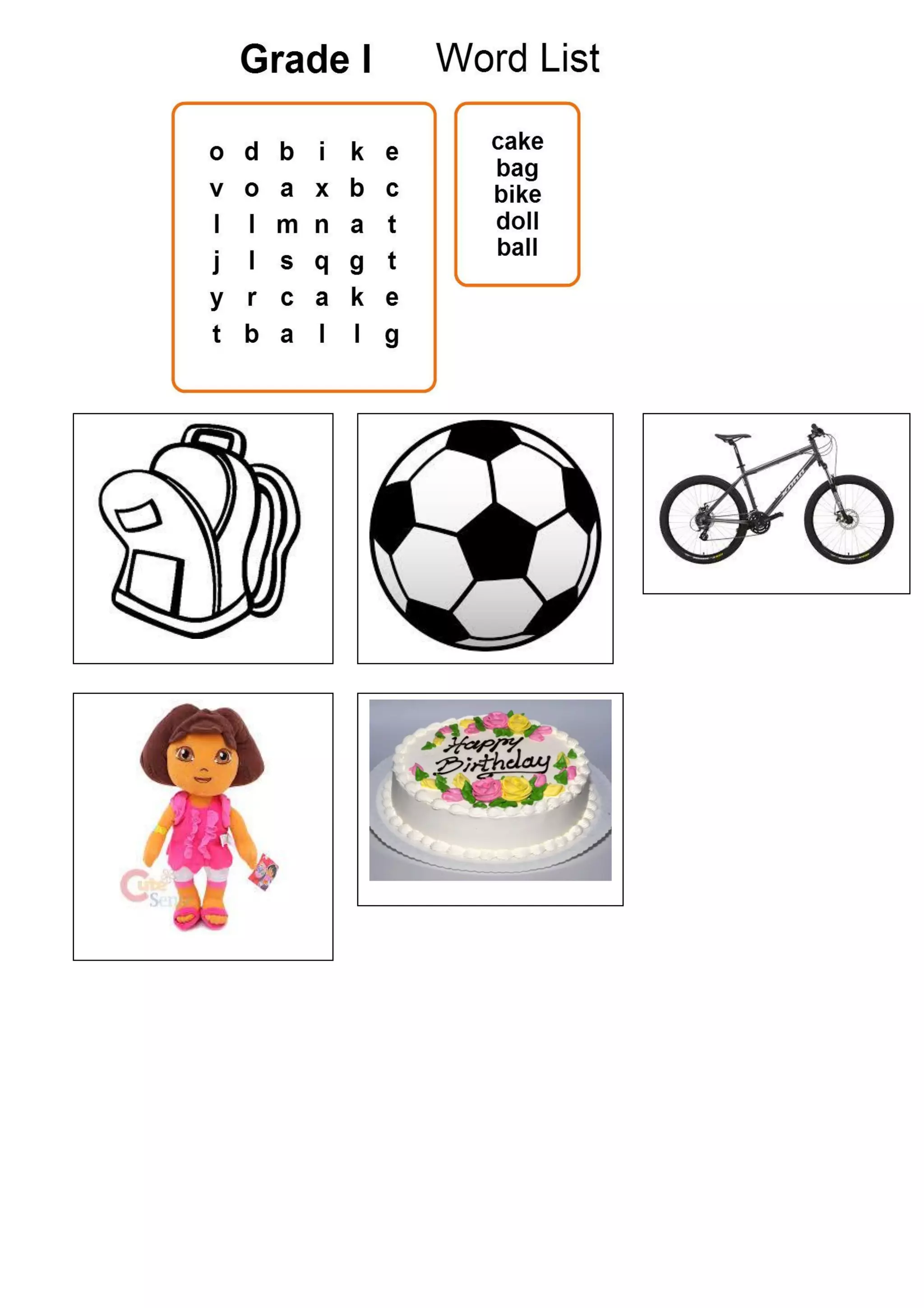 word puzzle 1st grade | PDF
