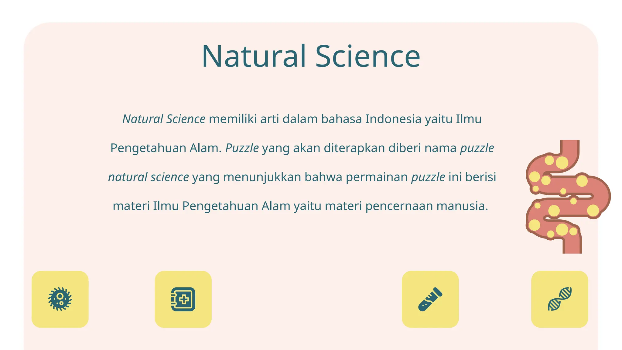 Puzzle Natural Science PPT. Untuk materi | PPSX