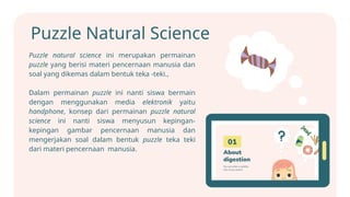 Puzzle Natural Science PPT. Untuk materi | PPSX