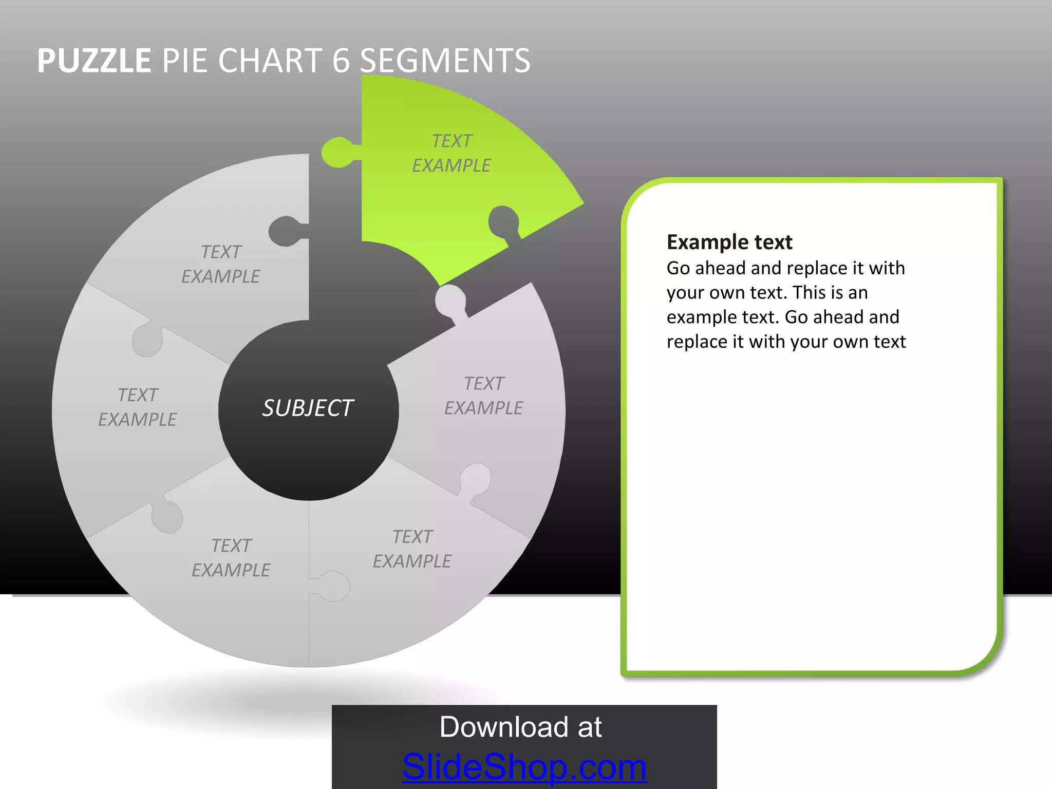 Puzzle pie chart | PPT